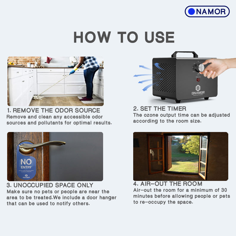 Ozone Generator Air Purifier Cleaner 12000mg/H – ONAMORSTAR